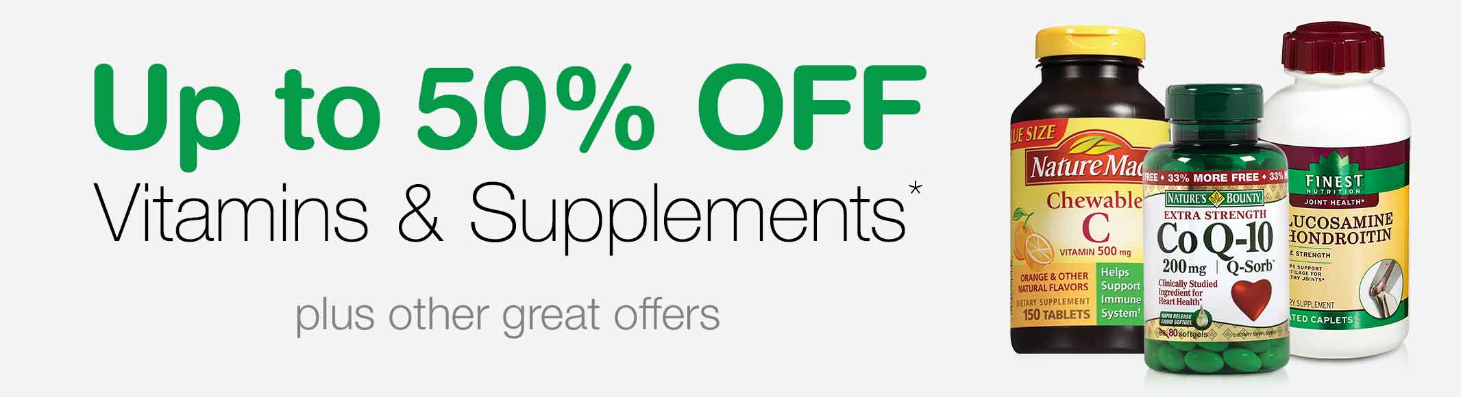 Vitamins and Supplements - Weekly Deals | Walgreens