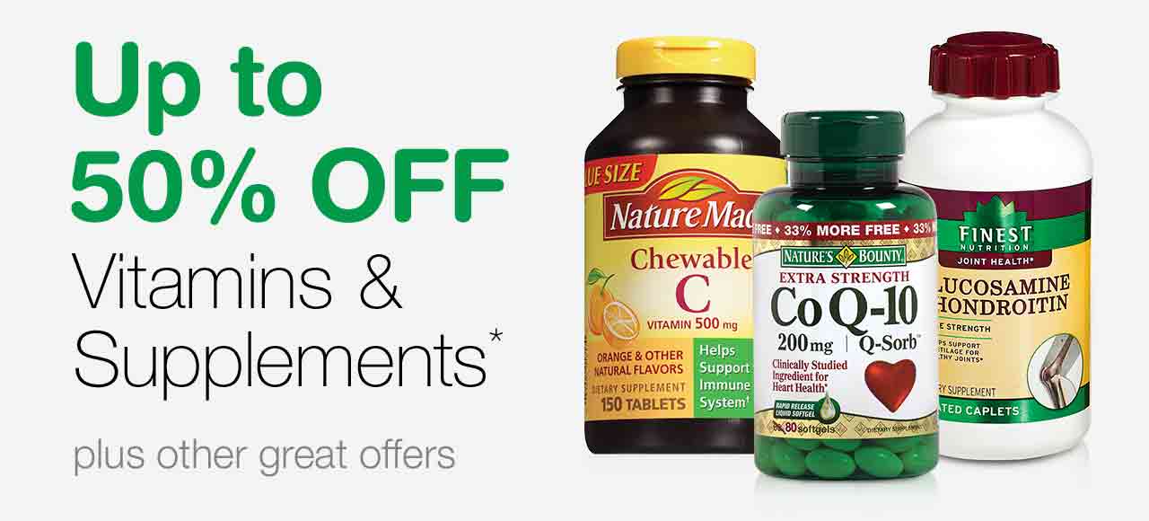 Vitamins and Supplements - Weekly Deals | Walgreens